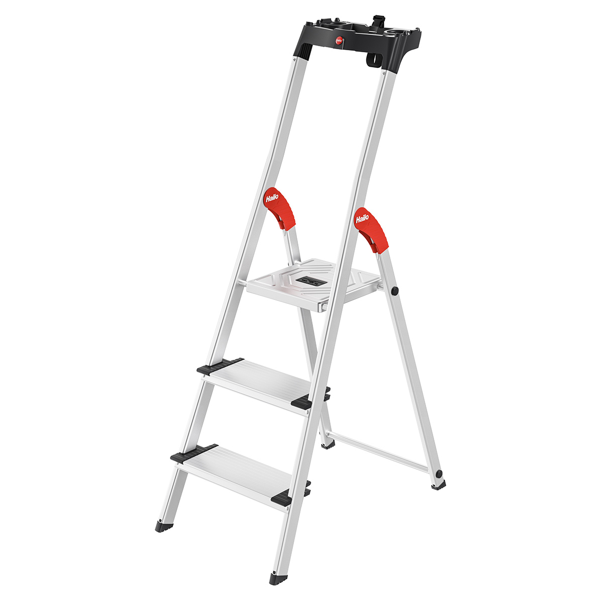 Hailo TP1 Stairs platform & L80 ComfortLine Safety Ladder