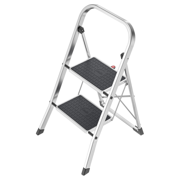 Hailo K70 Folding Step Stool with Large Steel Step - Ladders4Sale