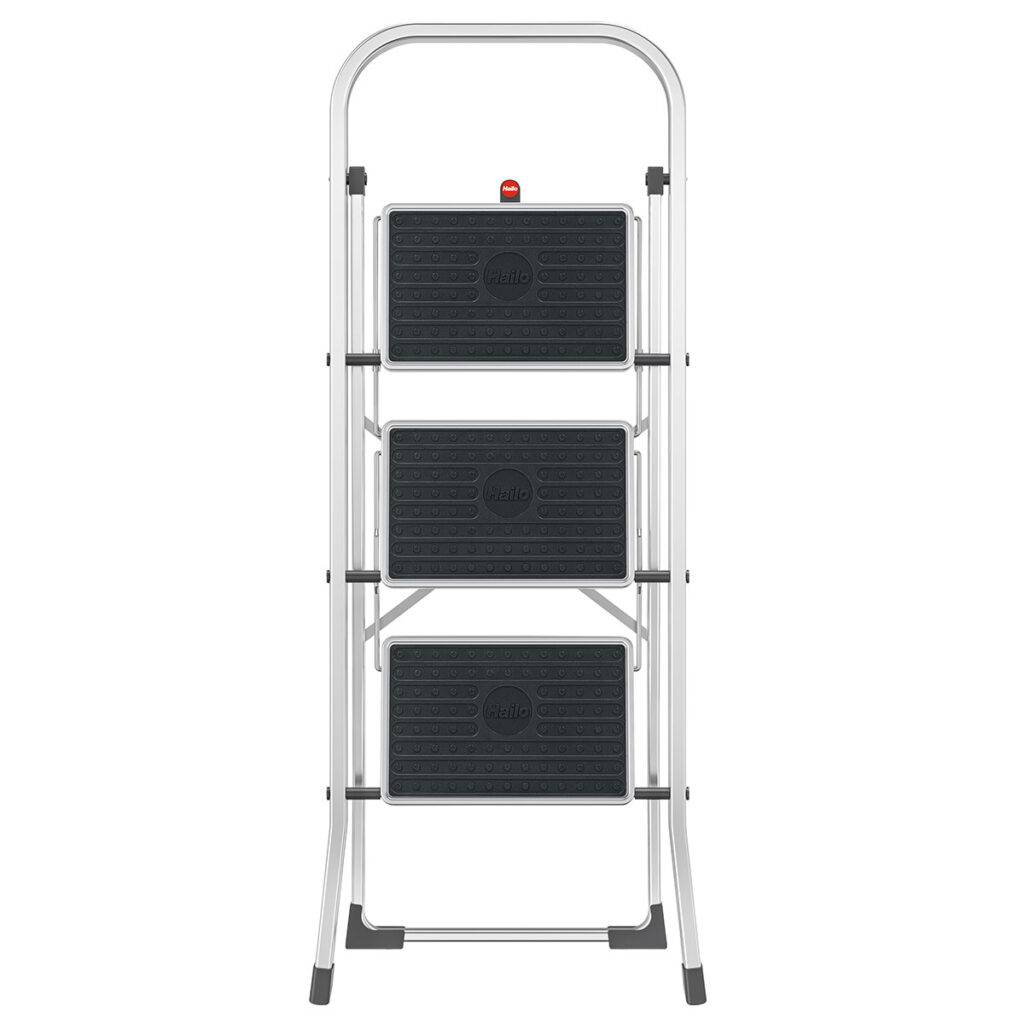Hailo K70 Folding Step Stool with Large Steel Step - Ladders4Sale