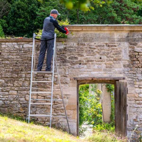 Henchman Hi-Step Platform Ladder for Hedge Cutting