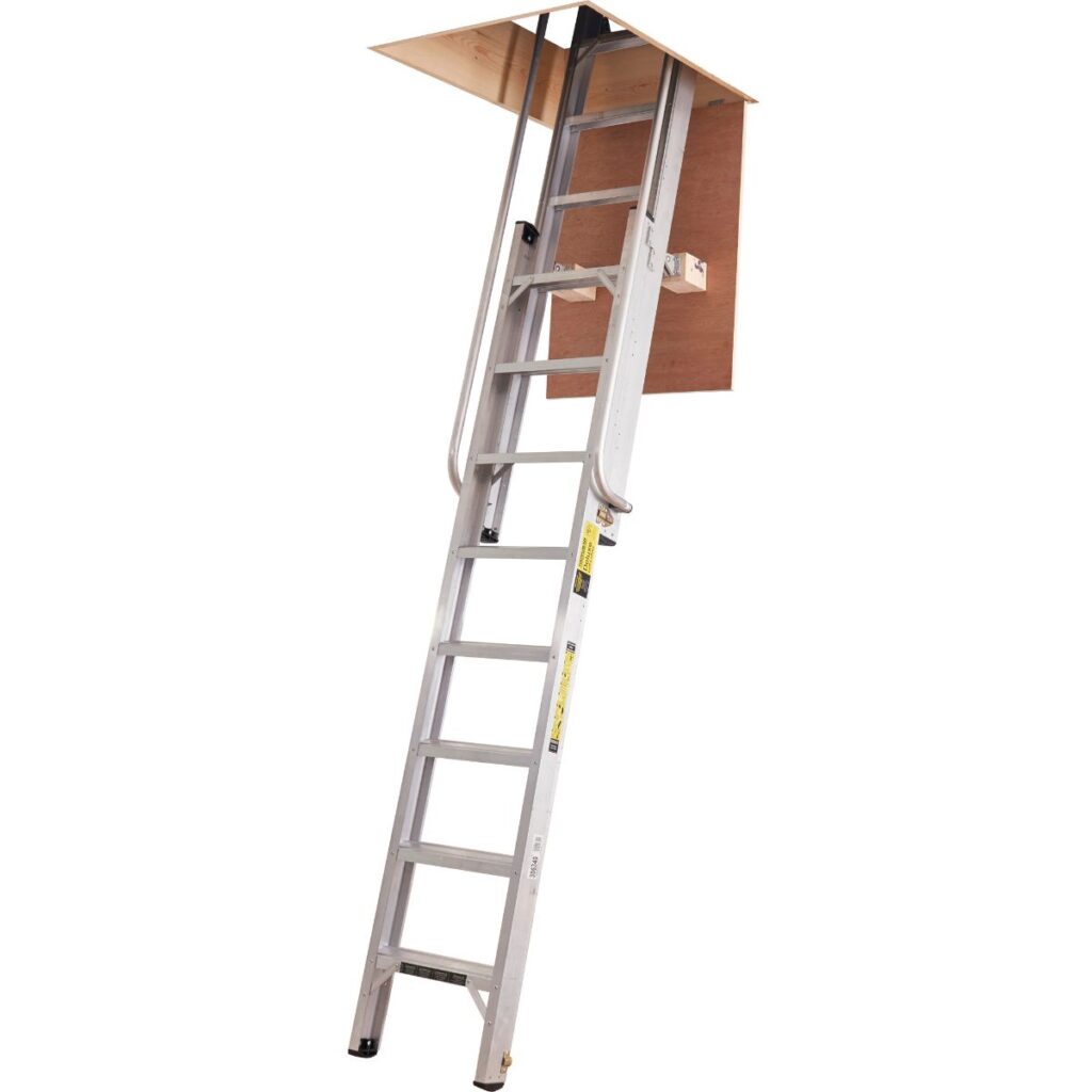 Werner Deluxe Aluminium Loft Ladder - Ladders4Sale