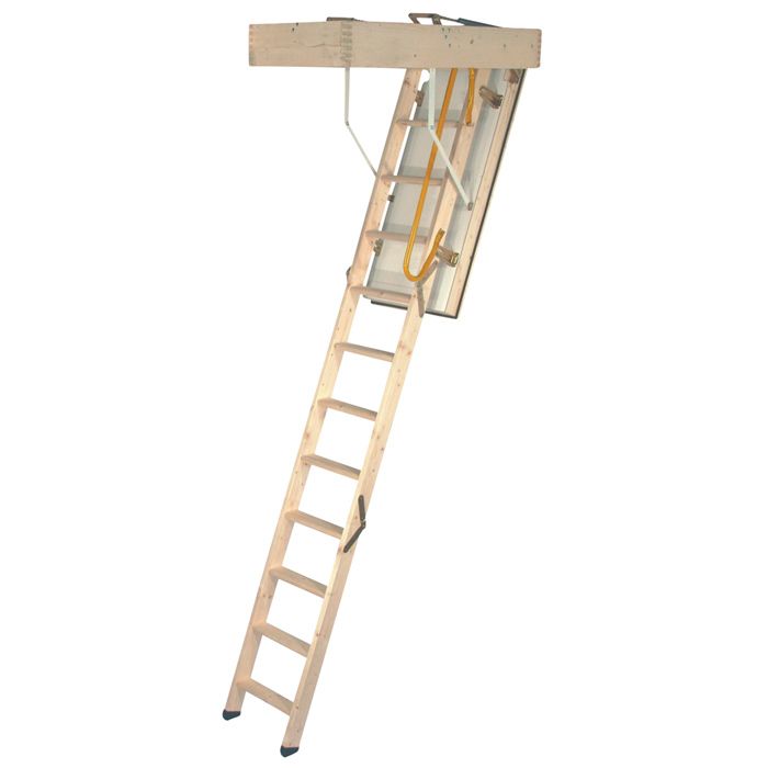 LuxFold Timber Folding Loft Ladder - Ladders4Sale