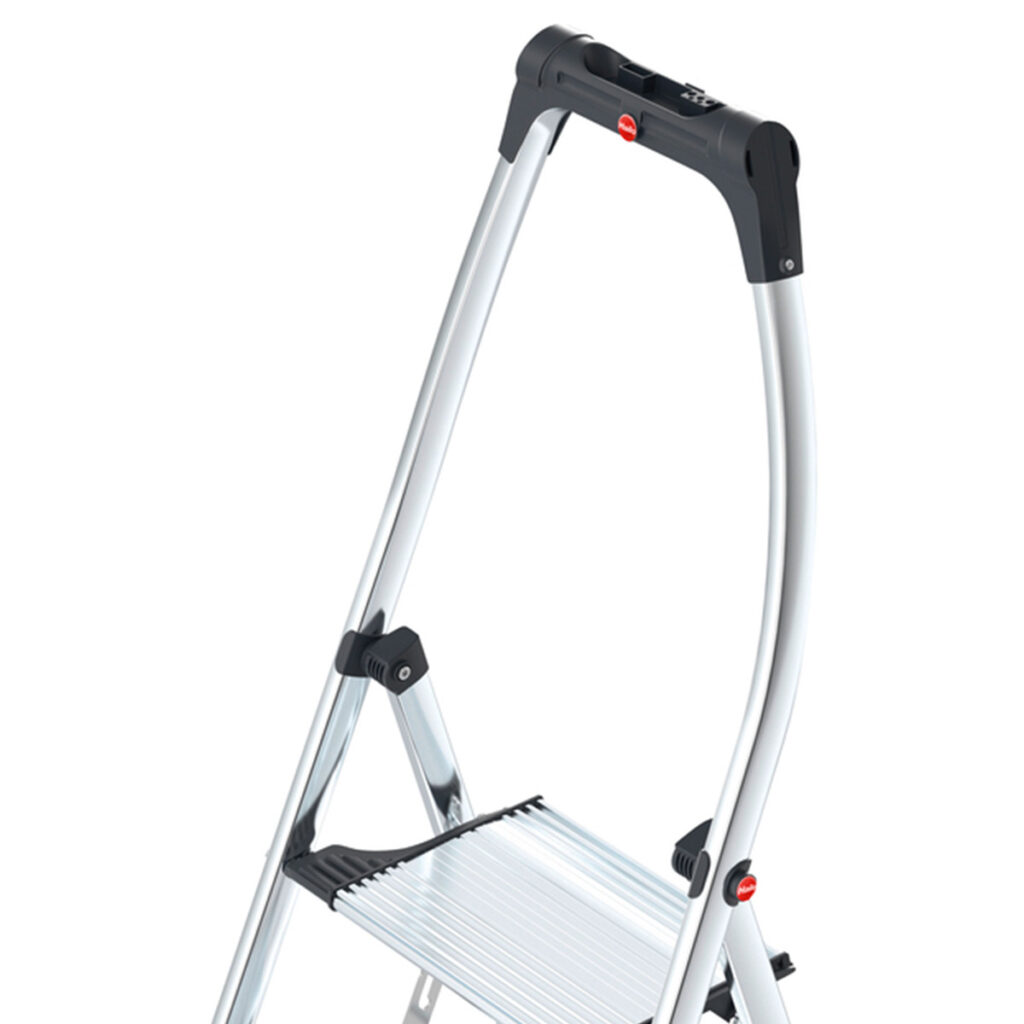 Hailo Topline Aluminium Comfort Step Ladder | Ladders4Sale