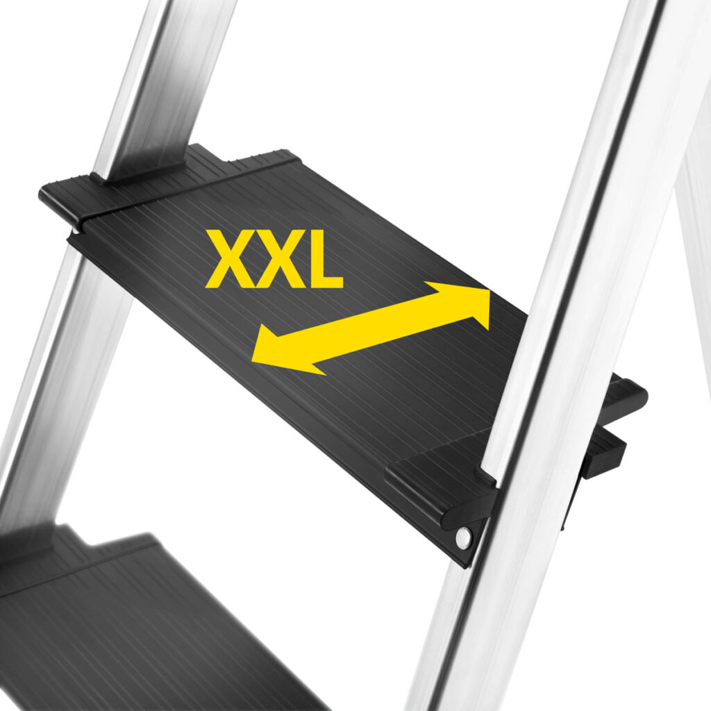 Hailo L100 TopLine Aluminium Safety Stepladder - Ladders4Sale