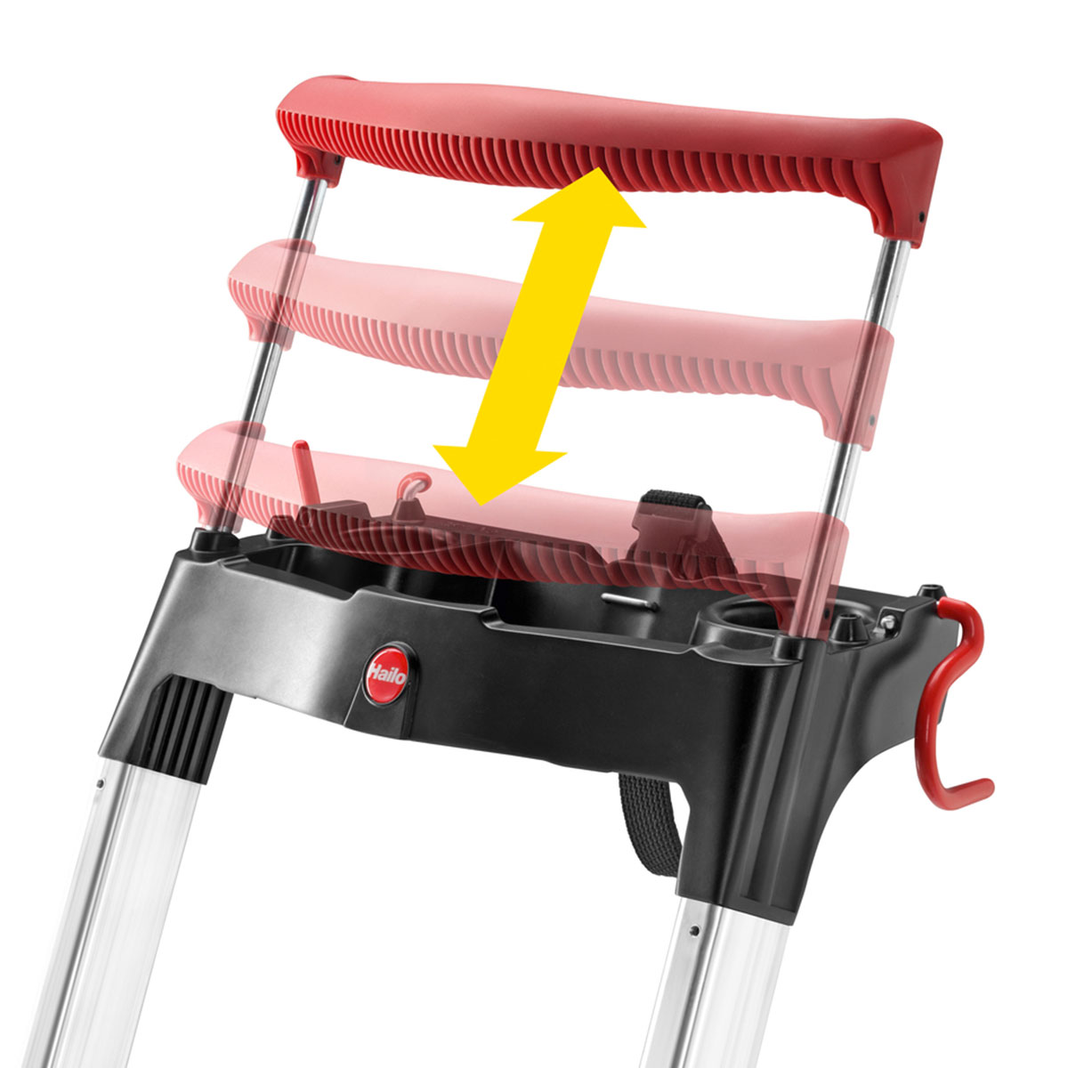 Hailo L100 TopLine Aluminium Safety Stepladder - Ladders4Sale