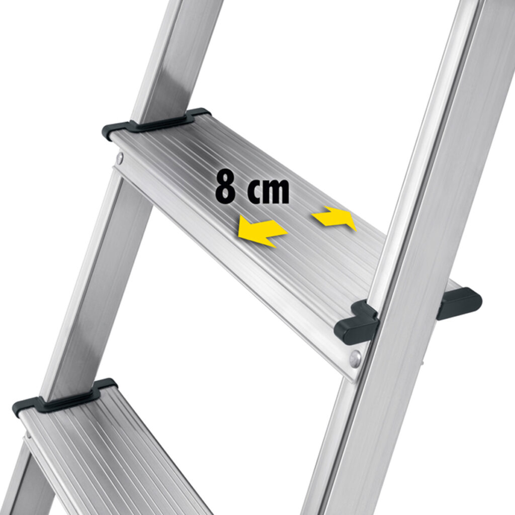 Hailo L60 Aluminium Step Ladders - Free UK Delivery