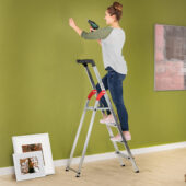 Hailo L60 Aluminium Step Ladders - Free UK Delivery