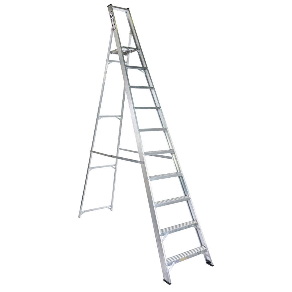 Lyte Class 1 MagnaStep Aluminium Platform Step Ladders - Ladders4Sale