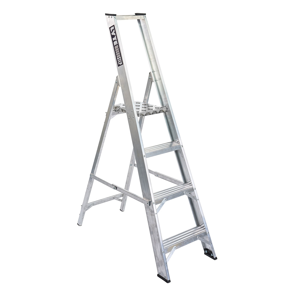 Lyte Class 1 MagnaStep Aluminium Platform Step Ladders - Ladders4Sale