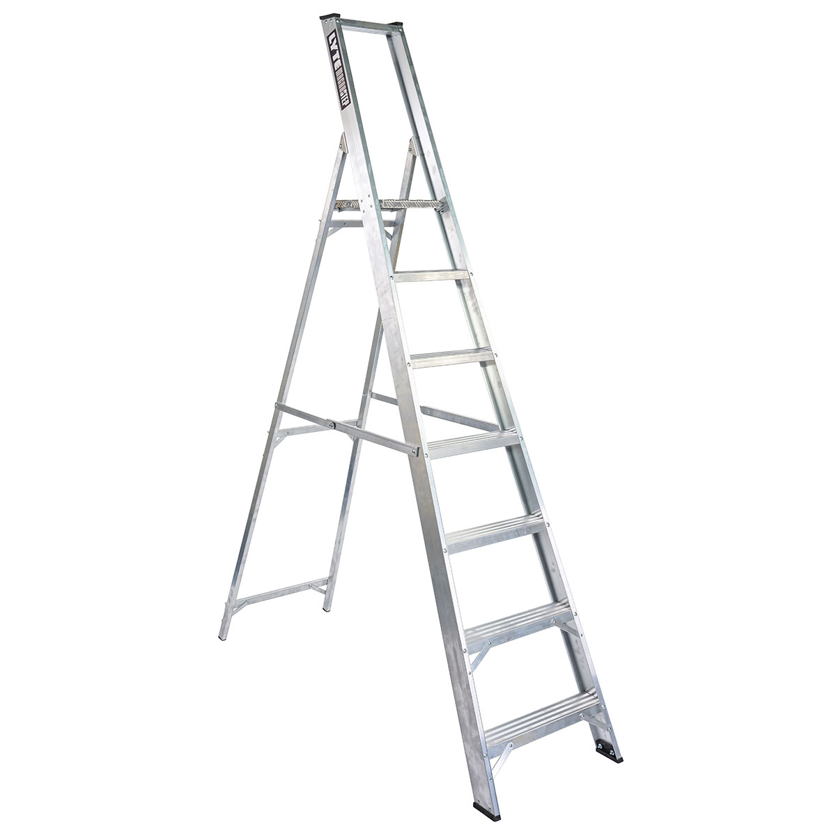 Lyte Class 1 MagnaStep Aluminium Platform Step Ladders - Ladders4Sale
