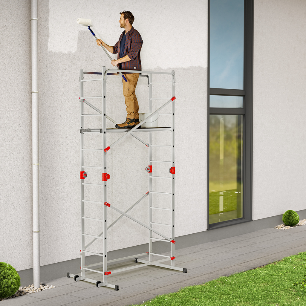 Hailo Multipurpose Scaffolding & Ladder 2 in 1 - Free UK Delivery