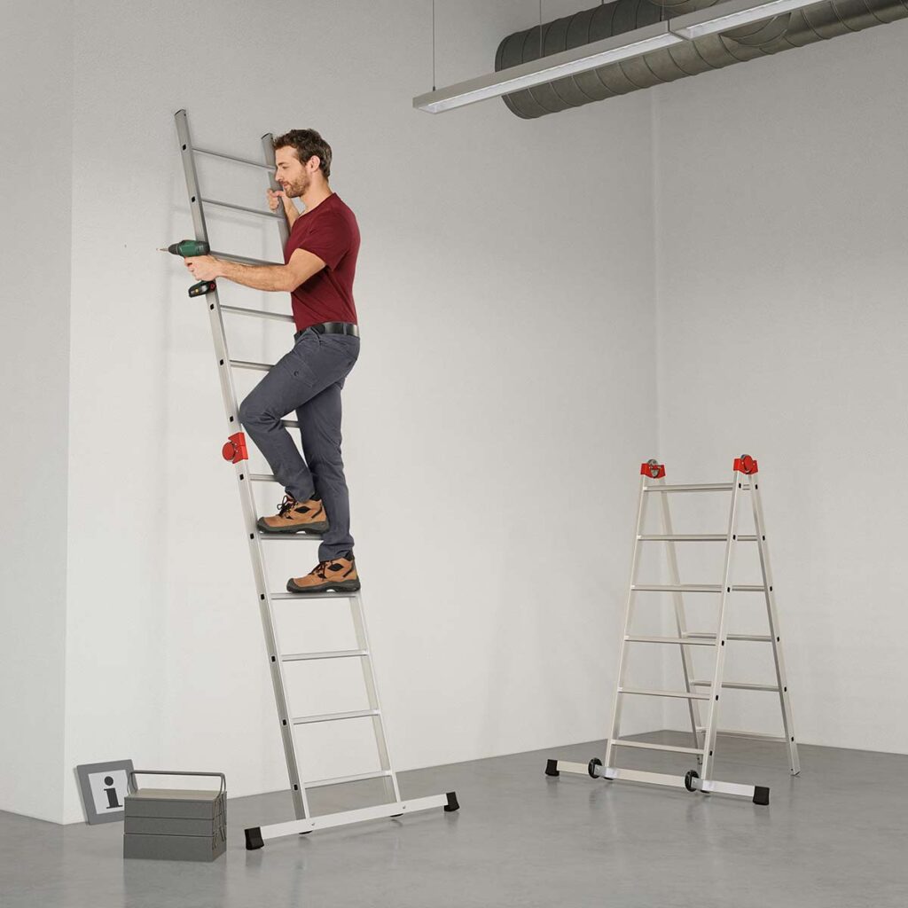 Hailo Multipurpose Scaffolding & Ladder 2-in-1 | Ladders4Sale