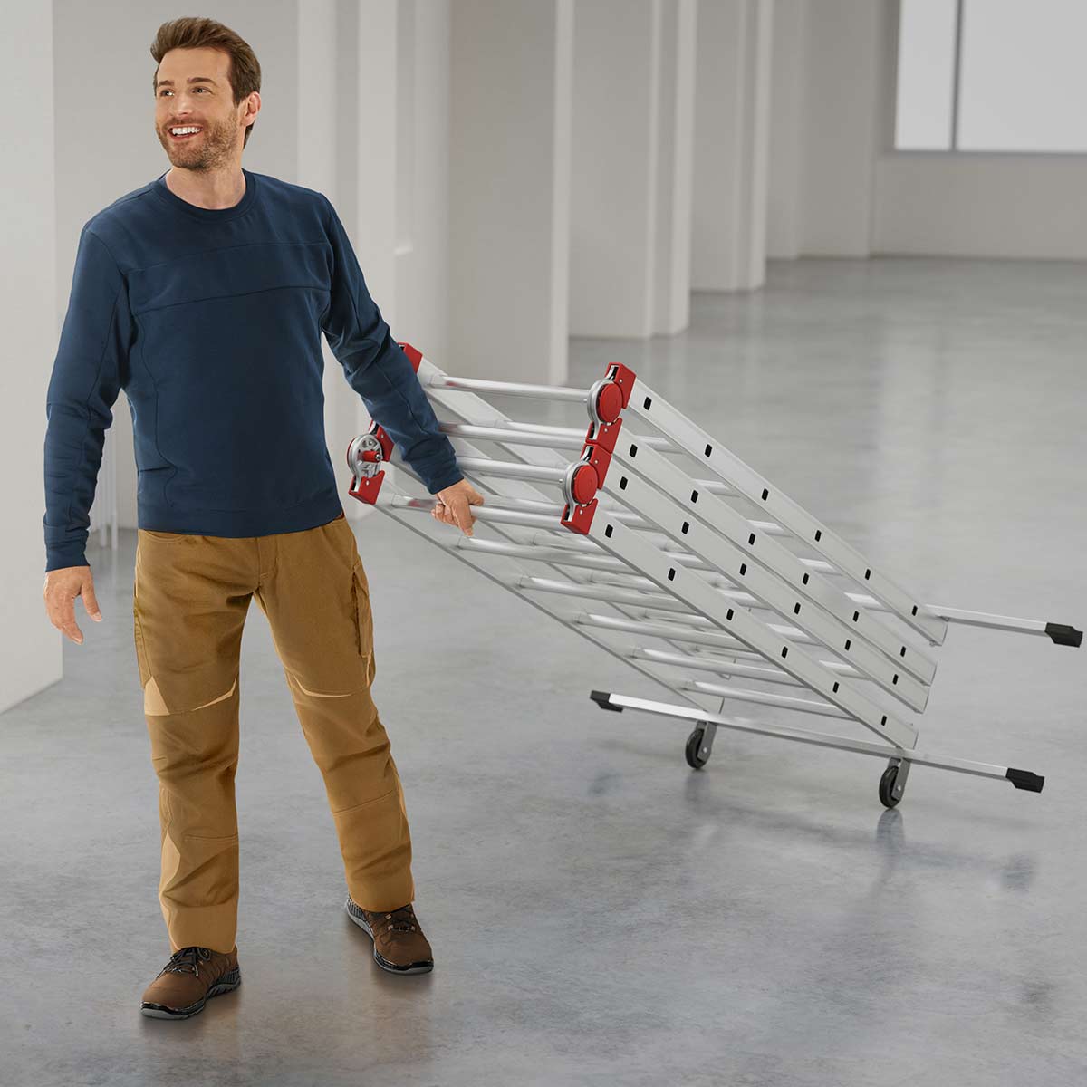 Hailo Multipurpose Scaffolding & Ladder 2-in-1 | Ladders4Sale