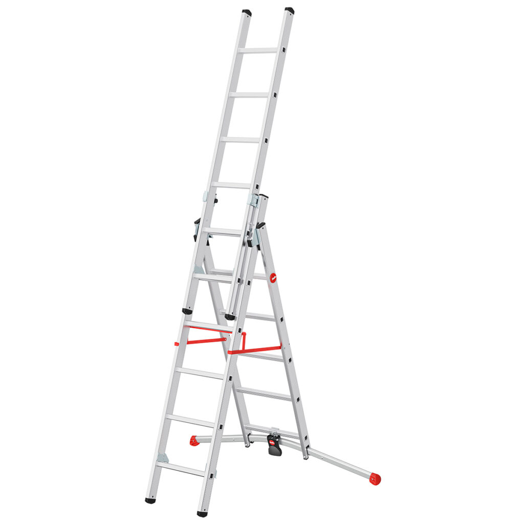 Hailo S100 ProfiLOT Pedal Adjustment Combination Ladders