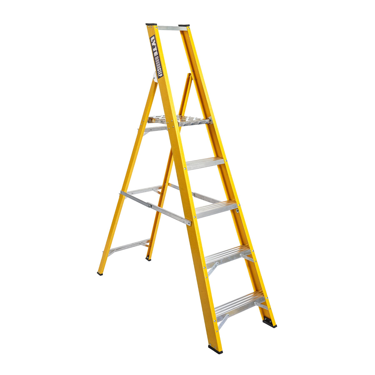Lyte Trade MagnaStep Fibreglass Platform Step Ladders - Ladders4Sale