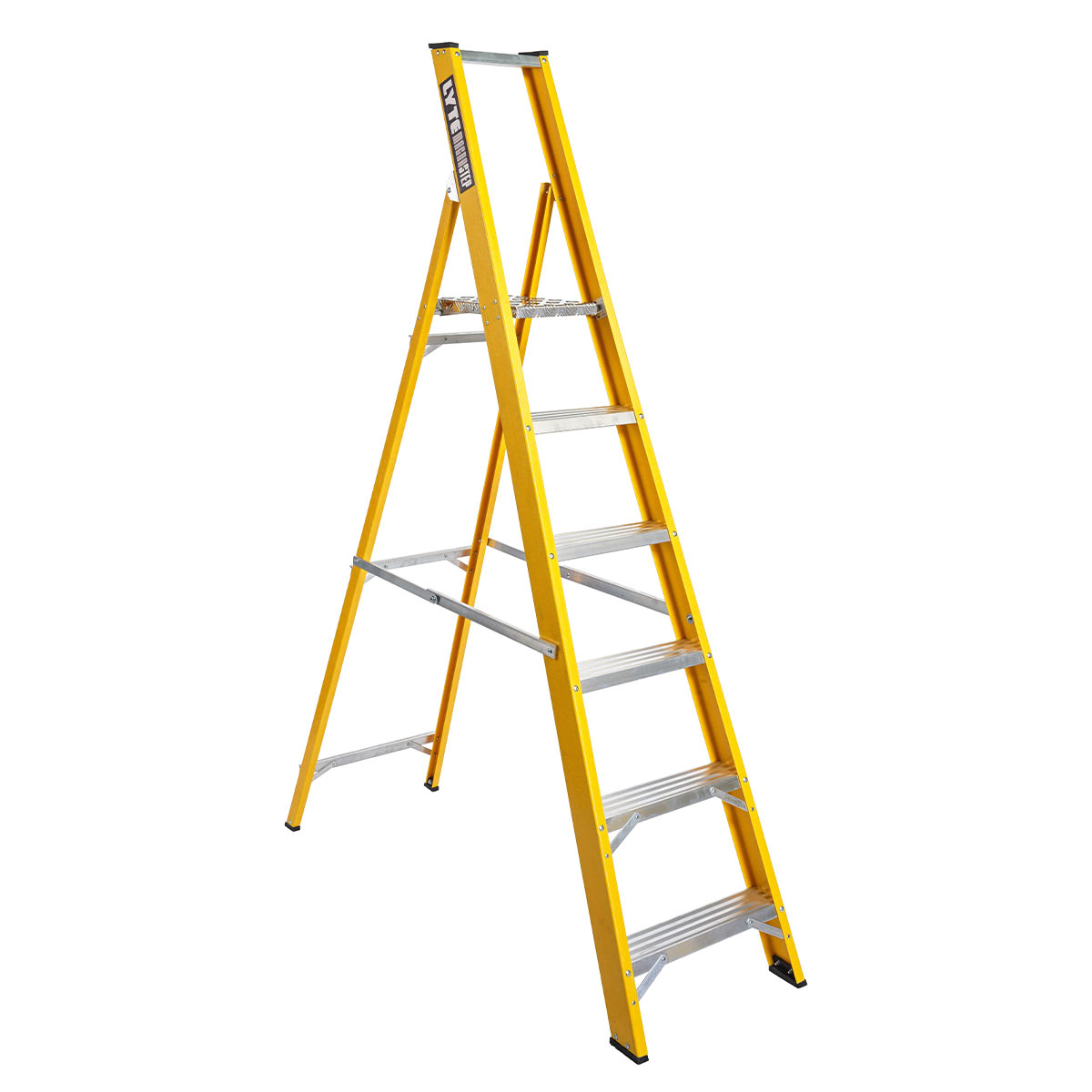 Lyte Trade MagnaStep Fibreglass Platform Step Ladders - Ladders4Sale