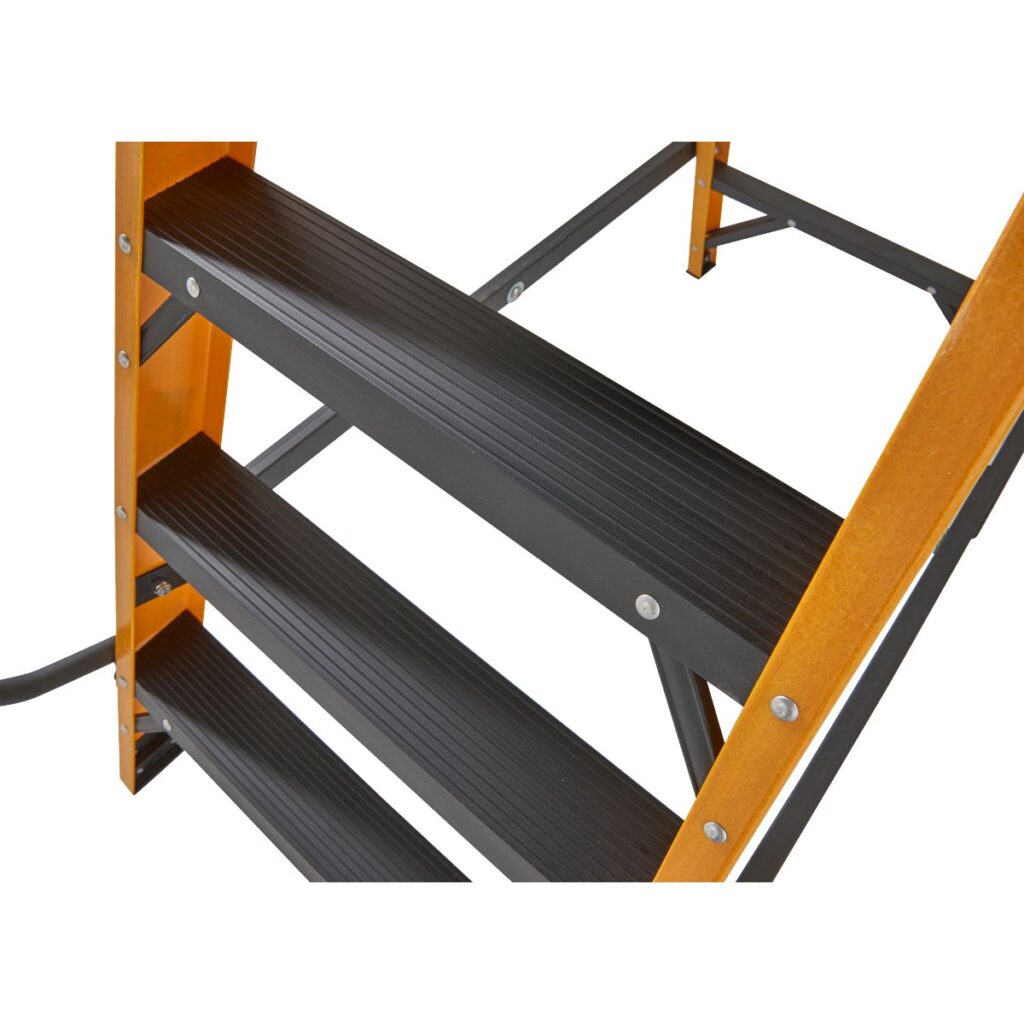 Werner Megastep Series Platform Fibreglass Steps - Ladders4Sale