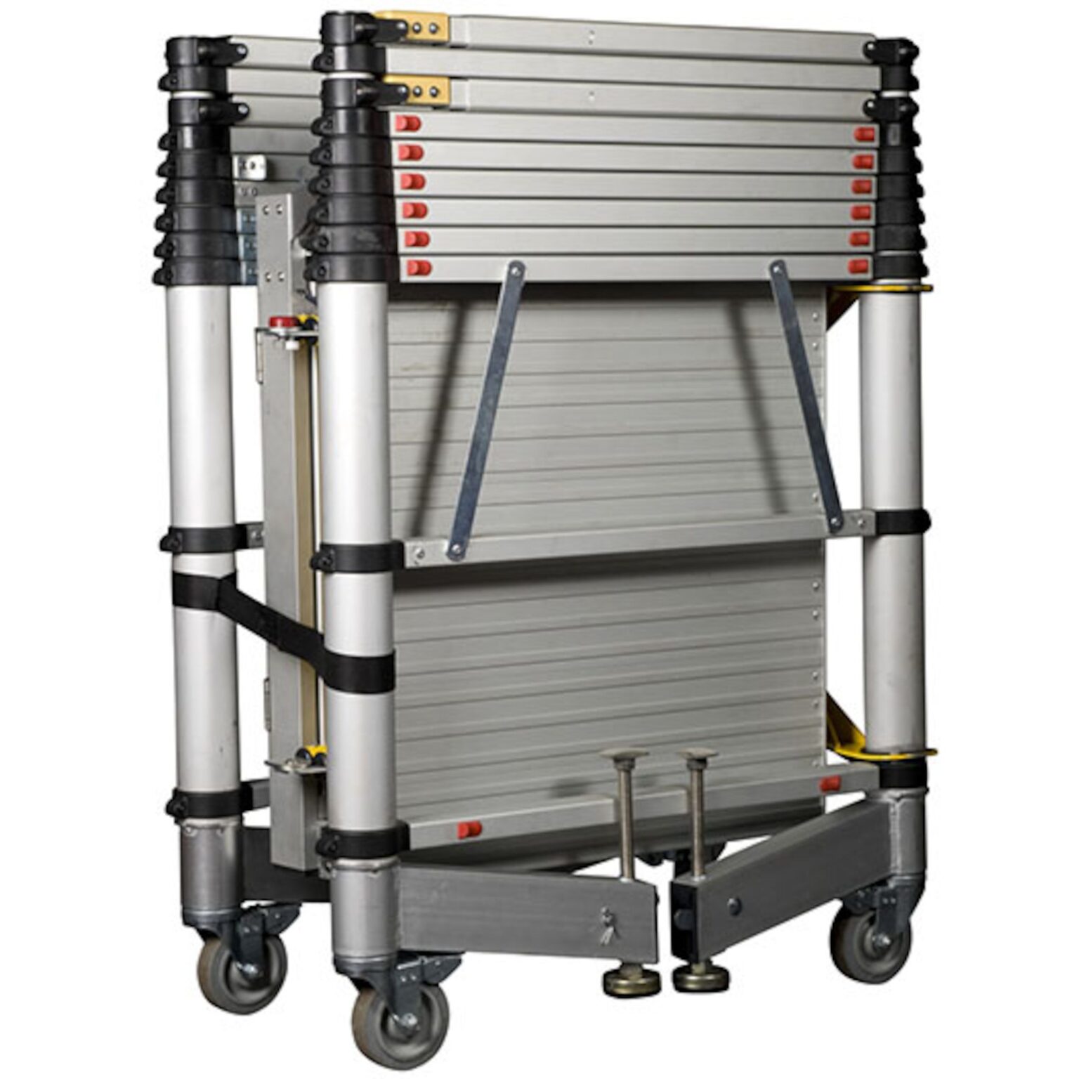 Zarges Aluminium Mobile Telescopic Scaffold Tower - Ladders4Sale