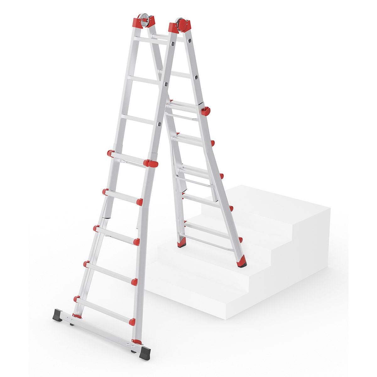 Hailo M80 Aluminium Multipurpose ladder - Ladders4Sale