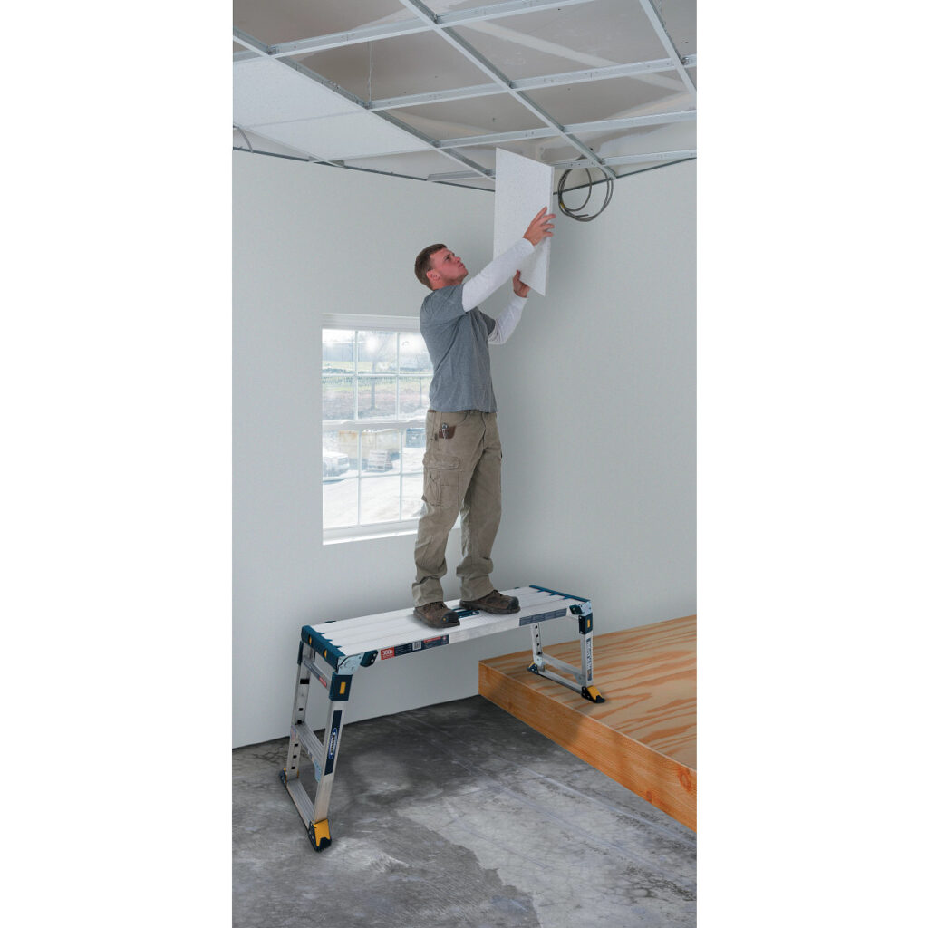 Werner Aluminium Adjustable Pro Work Platform | Ladders4Sale