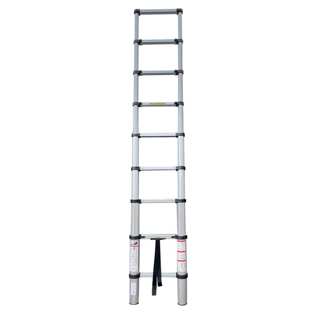 Telescopic Extendable Soft-Close Anti-Pinch Extension Ladder