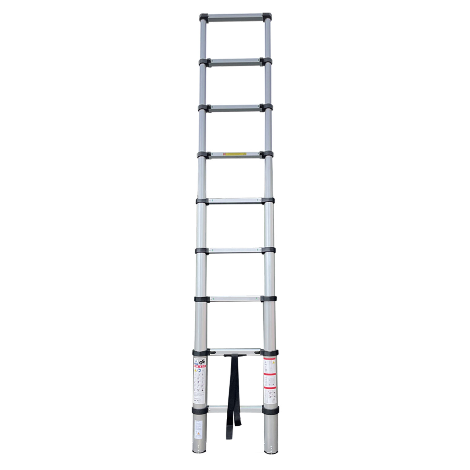 Telescopic Extendable Soft-Close Anti-Pinch Extension Ladder