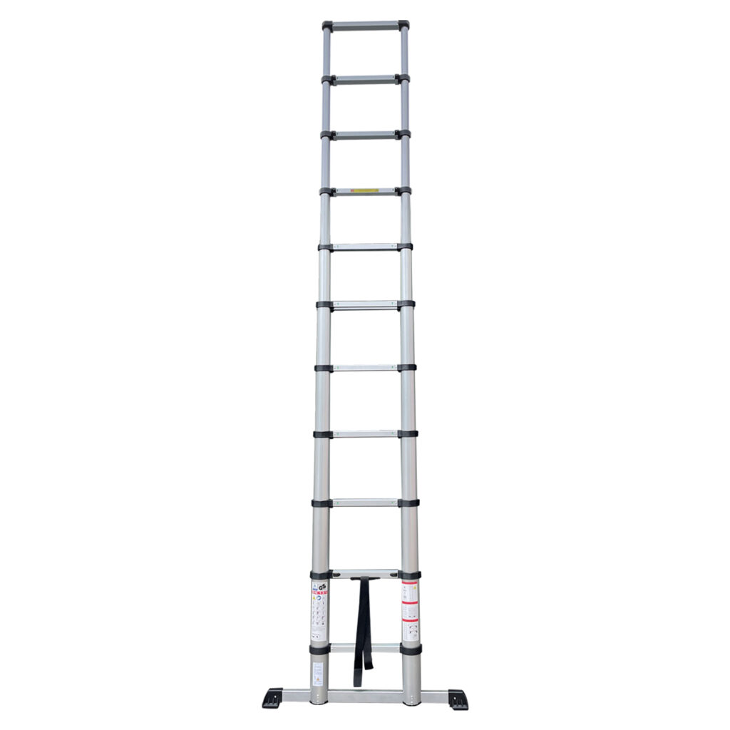 Telescopic Extendable Soft-Close Anti-Pinch Extension Ladder