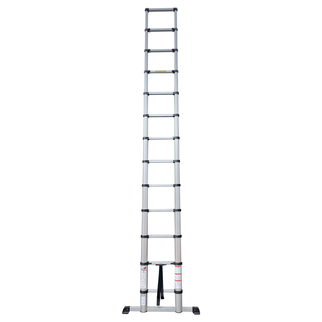 Telescopic Extendable Soft-Close Anti-Pinch Extension Ladder