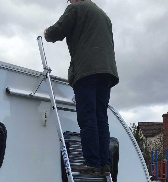 Caravan Cleaning Ladder | Ladders4sale