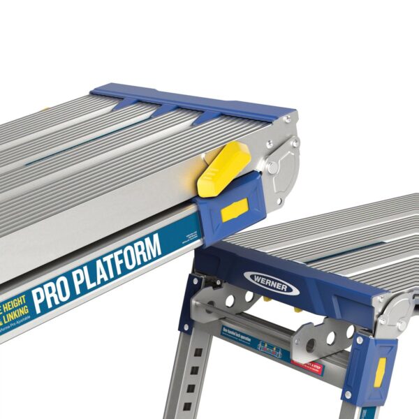 Werner 79024 Adjustable Height Linking Pro Work Platform - Ladders4Sale