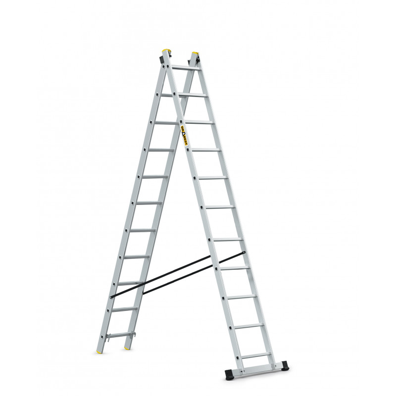 Drabest Aluminium Double Section Combination Ladders - Ladders4Sale