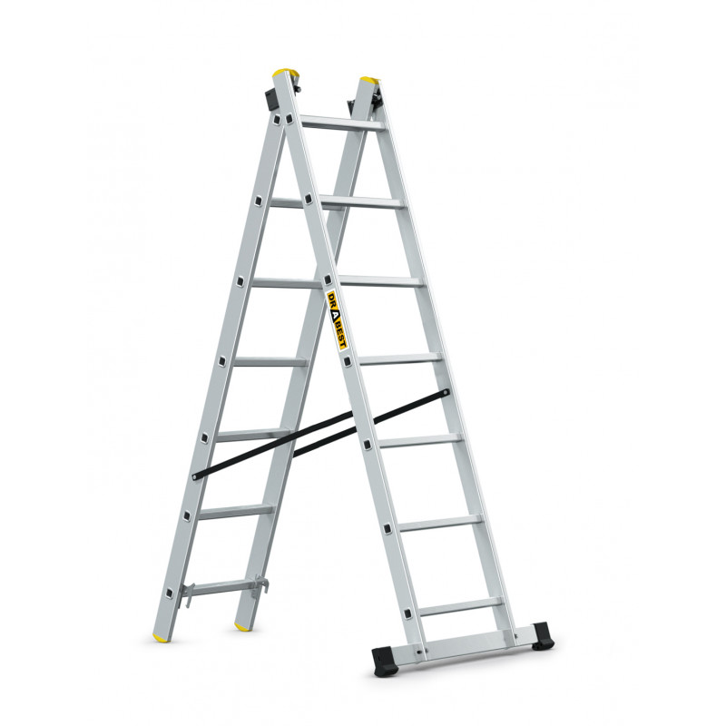 Drabest Aluminium Double Section Combination Ladders - Ladders4Sale