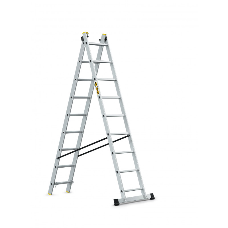 Drabest Aluminium Double Section Combination Ladders - Ladders4Sale