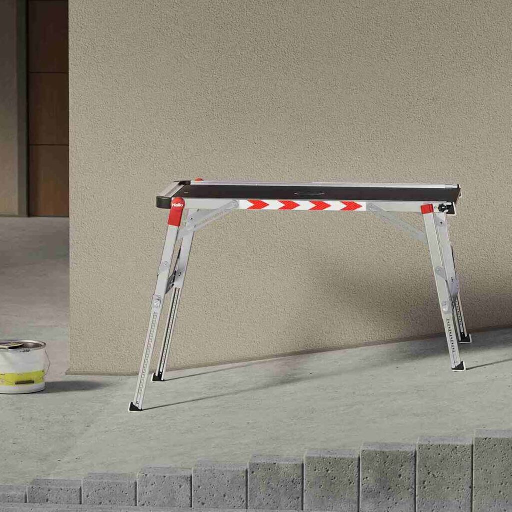 Hailo 9850-101 TP Plus 2 in 1 Stair and Work Platform - Ladders4Sale