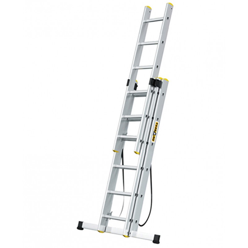 Aluminium Three Section Combination Ladders | Drabest