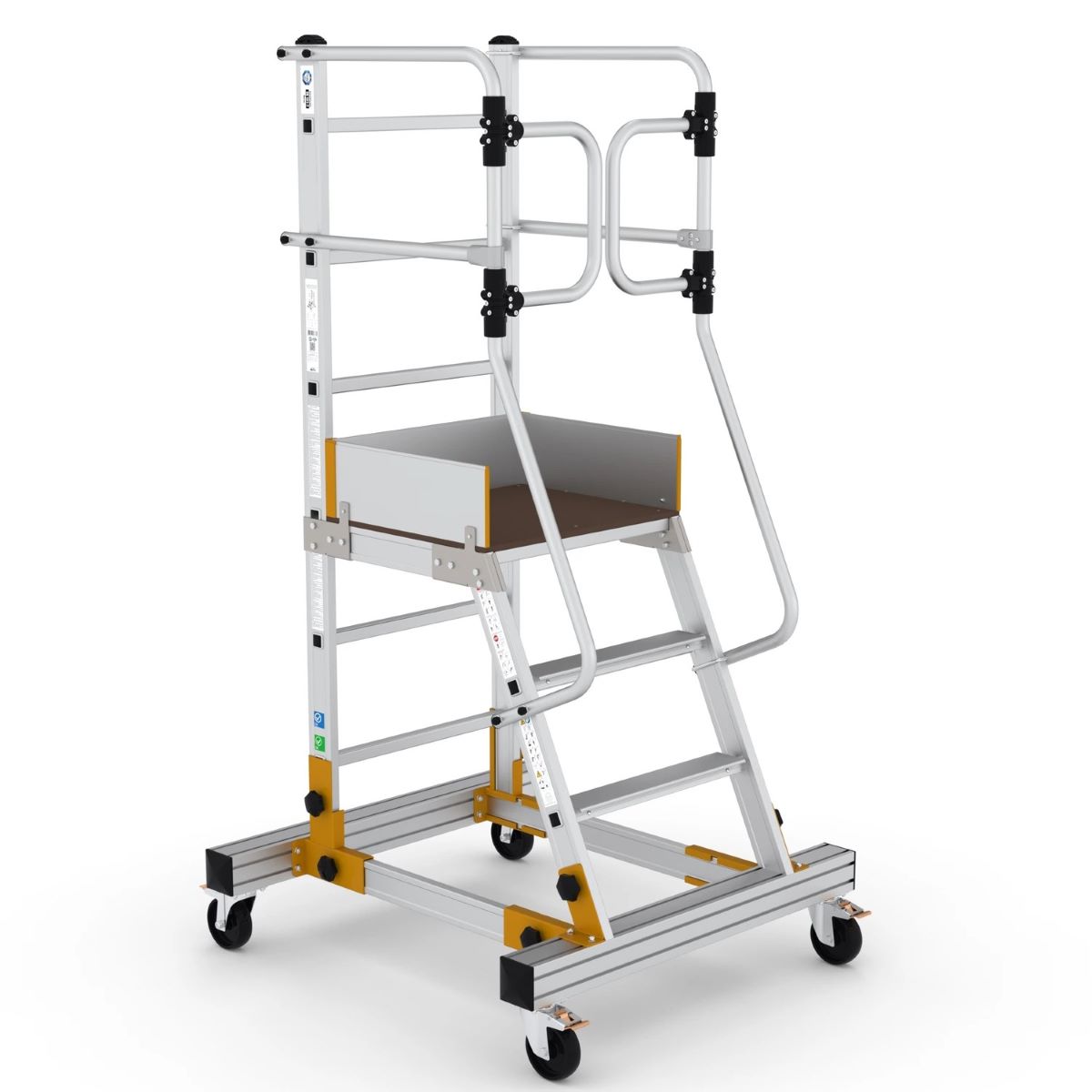 Climb It Mobile Steps with Safety Gate - Ladders4Sale