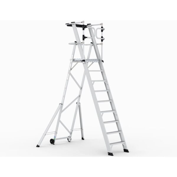 Climb It Large Platform Folding Steps with Safety Gates - Ladders4Sale