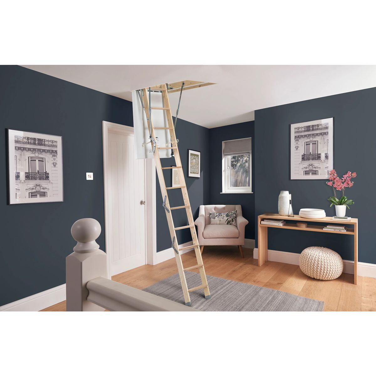 Werner Stowaway Complete Timber Loft Access Kit - Ladders4Sale