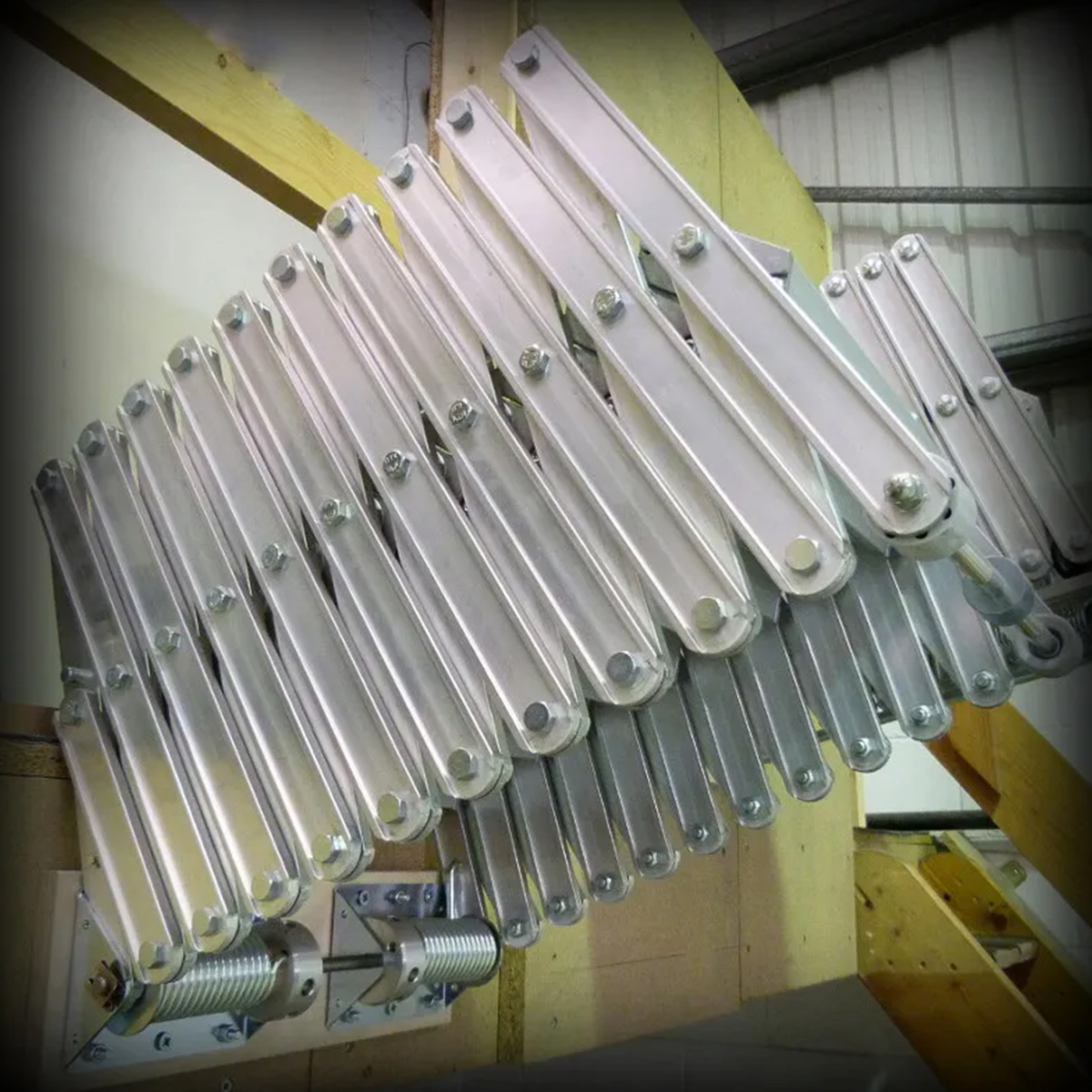 Columbus Piccolo Premium Aluminium Concertina Loft Ladder - Ladders4Sale