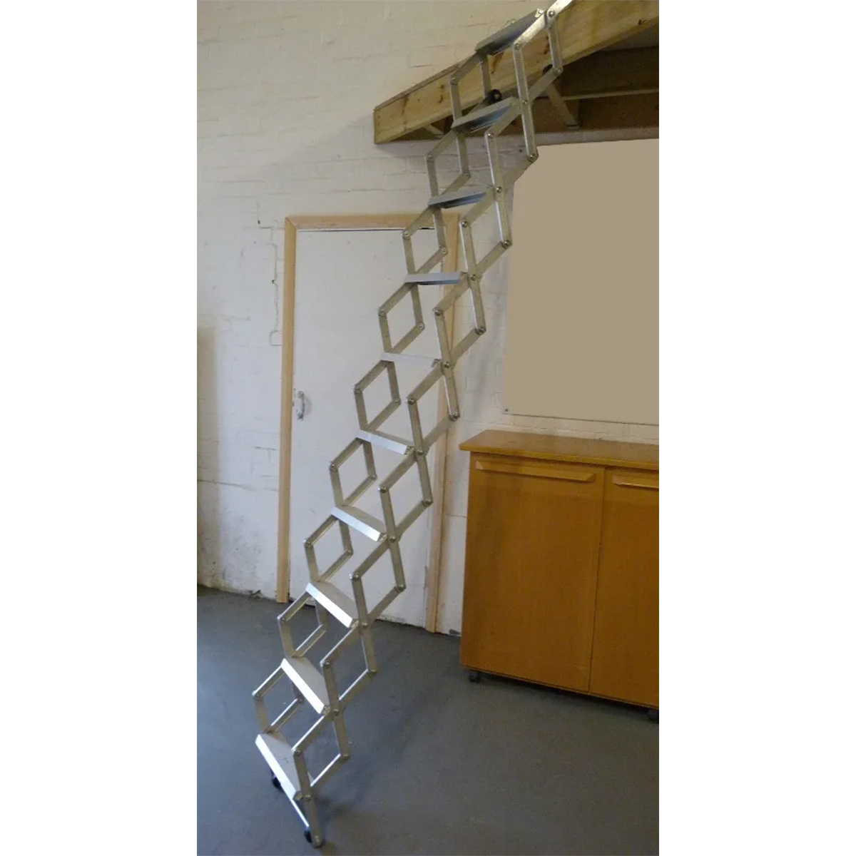 Dolle Alufix Vertical Concertina Loft Ladder - Ladders4Sale