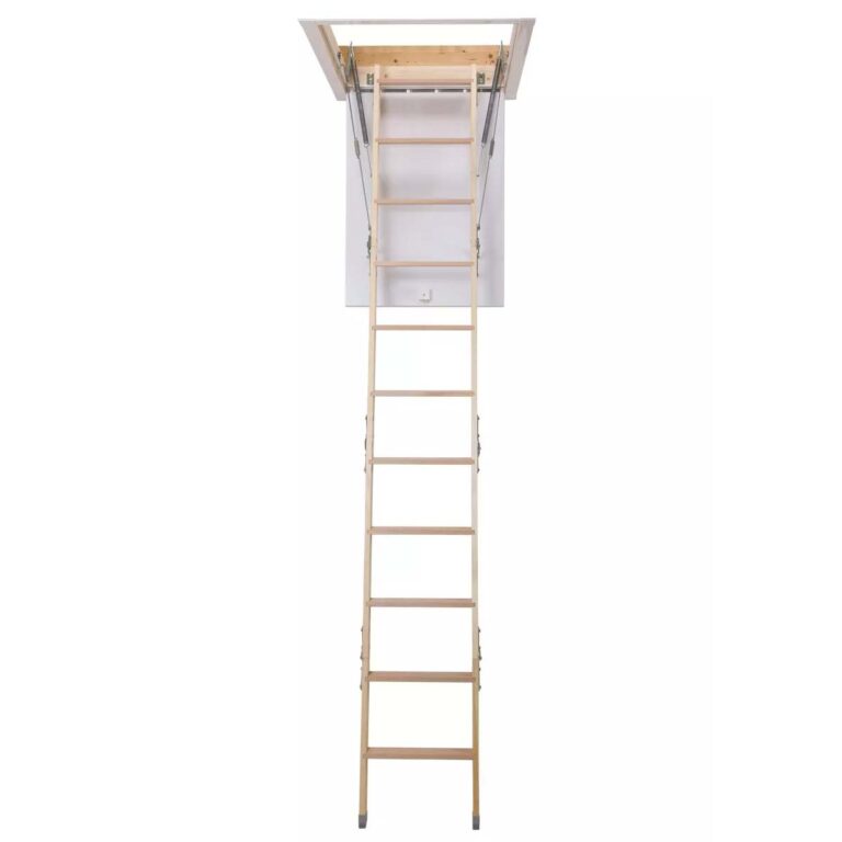 Dolle ClickFix 36G Mini Timber Folding Loft Ladders - Ladders4Sale