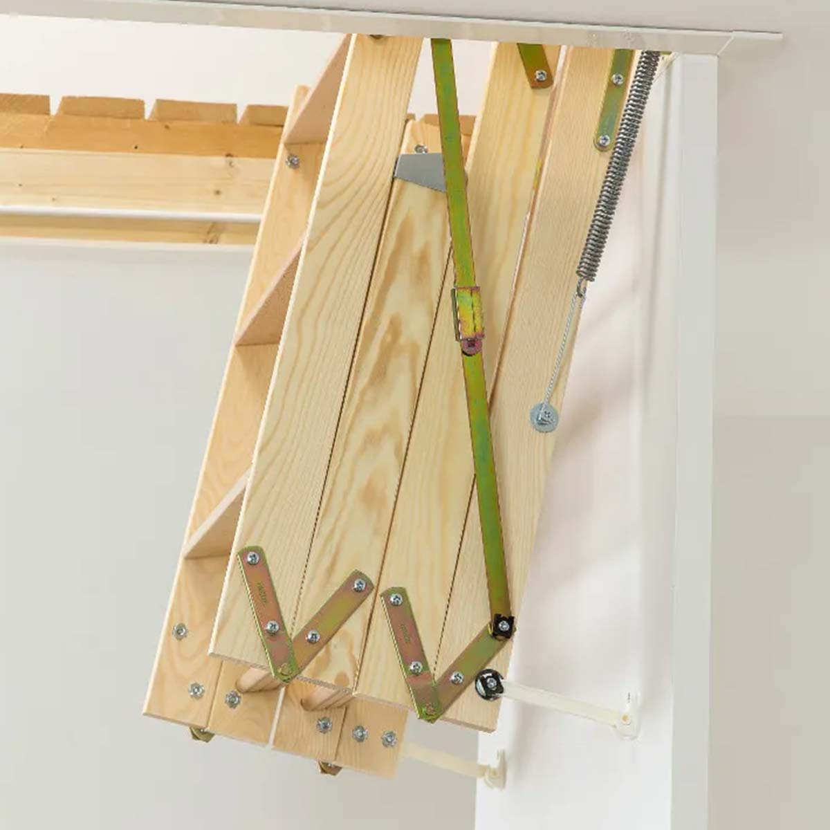 Dolle ClickFix 36G Mini Timber Folding Loft Ladders - Ladders4Sale