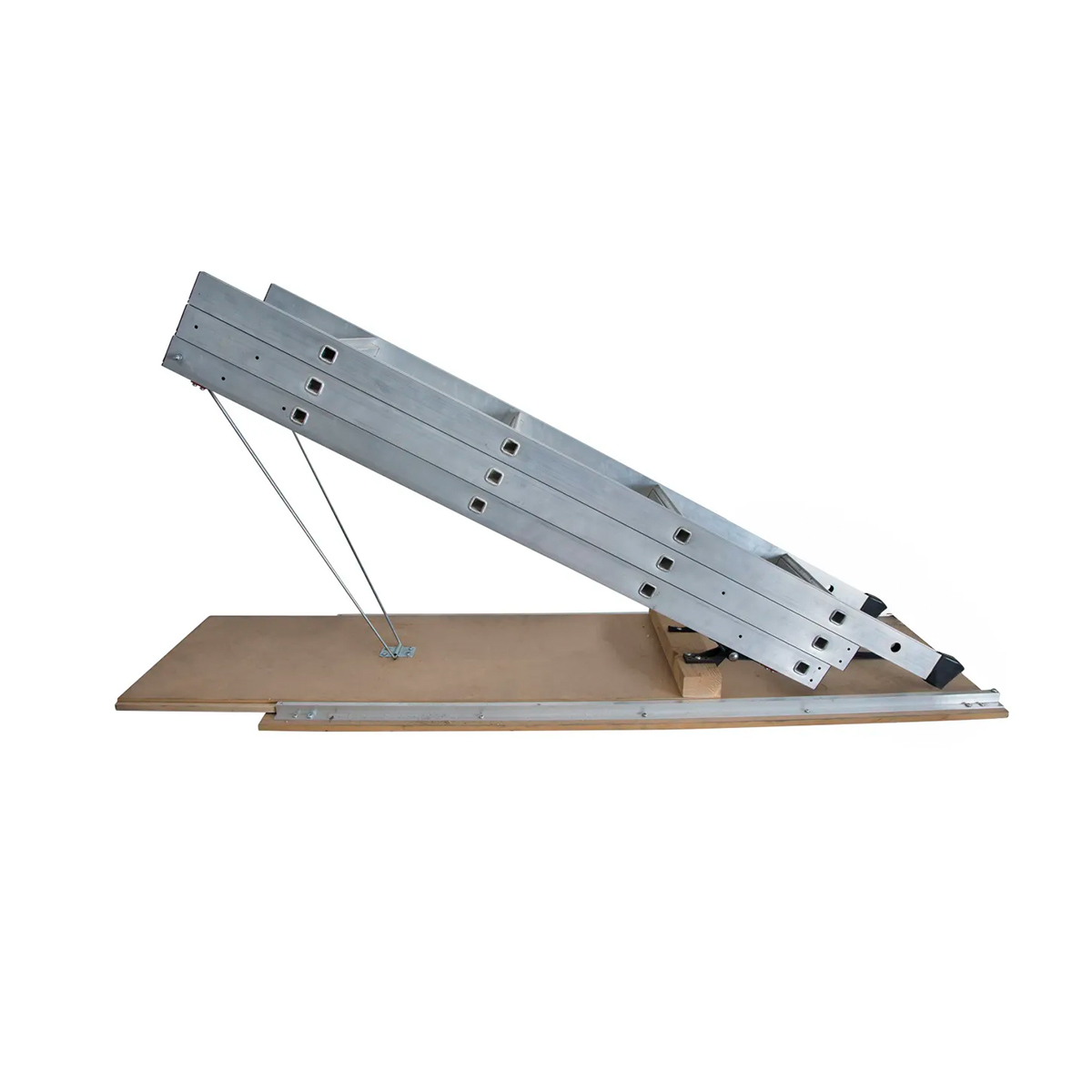 Loft Centre Mini Aluminium Sliding Vertical Carriage Ladder - Ladders4Sale