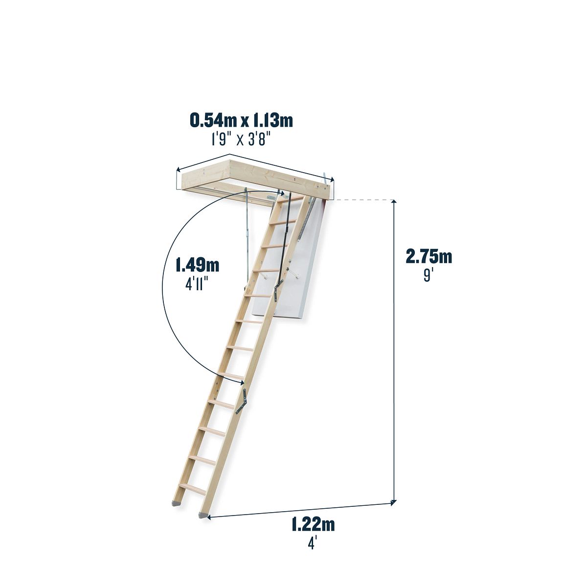 Werner Easi-Build Complete Timber Loft Ladder Access Kit - Ladders4Sale