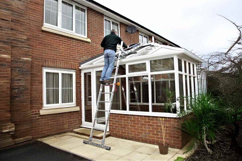 How to Safely Access and Work On a Conservatory Roof | Ladders4Sale
