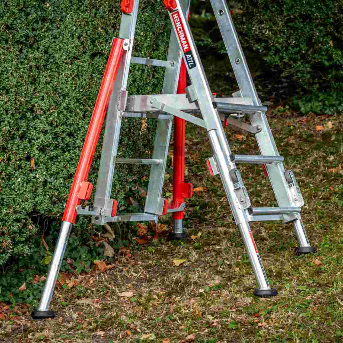 Henchman All Terrain Telescopic Platform Ladder | Ladders4sale