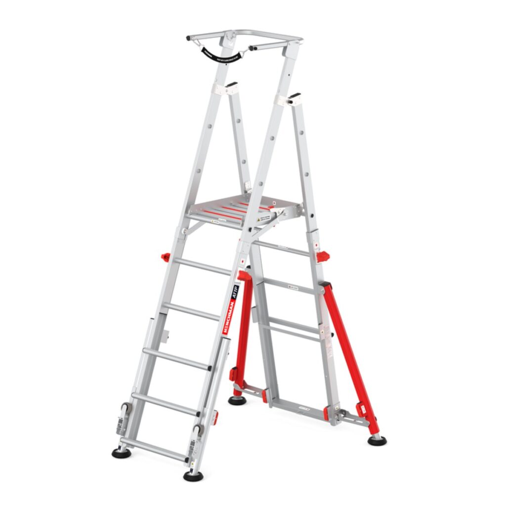 Henchman All Terrain Telescopic Platform Ladder | Ladders4sale