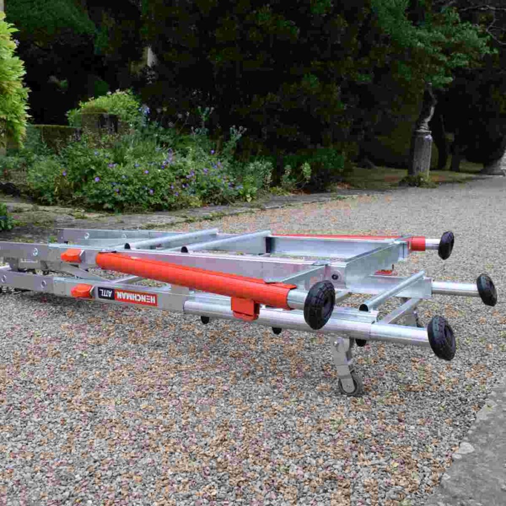 Henchman All Terrain Telescopic Platform Ladder | Ladders4sale
