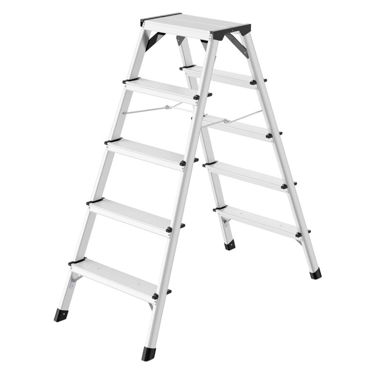 Hailo D60 Standardline Double Sided Folding Step Ladders - Ladders4Sale
